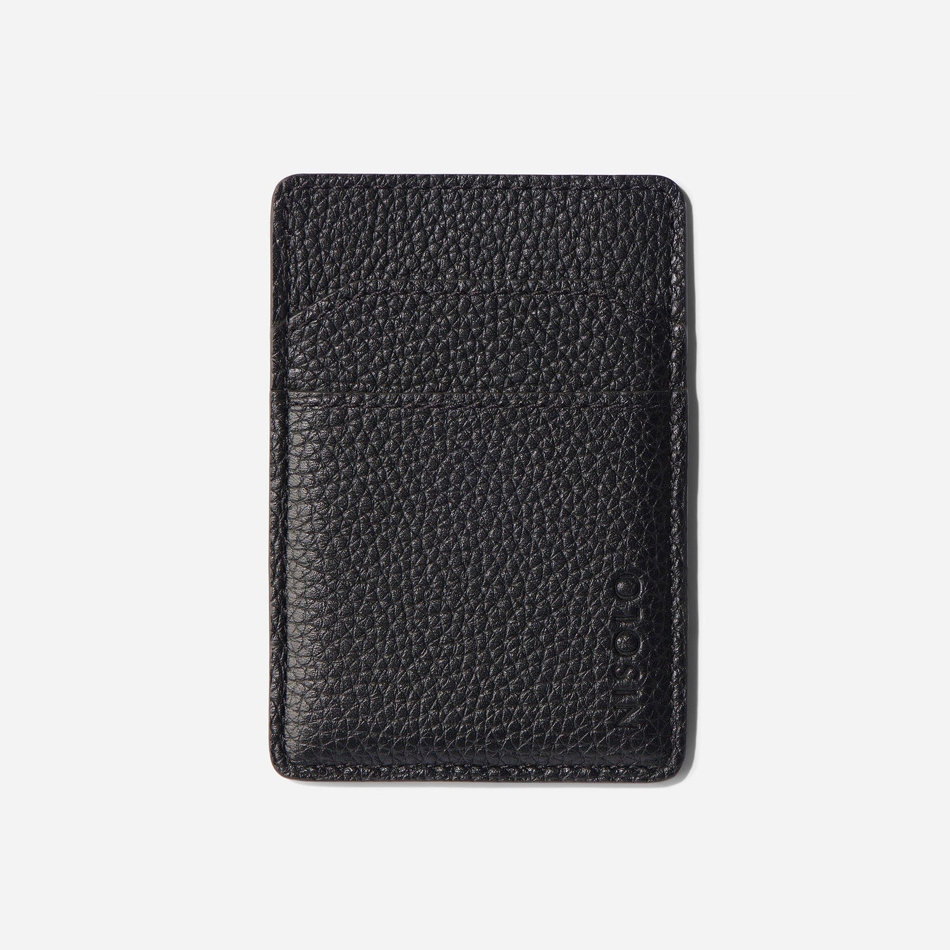 Nico Card Case Wallet Black — Nisolo