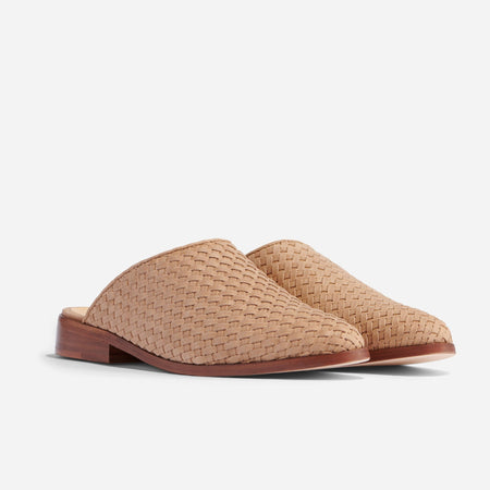 Women's Mule Woven Almond | Nisolo